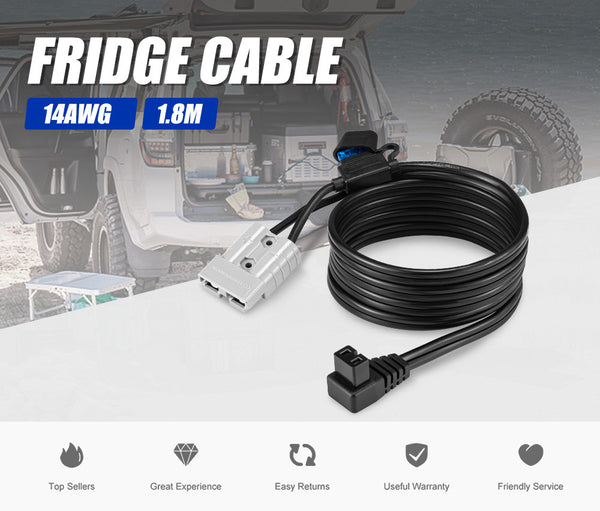Atem Power 12V Fridge Cable Anderson Style Plug to C11 Connector 1.8M ...